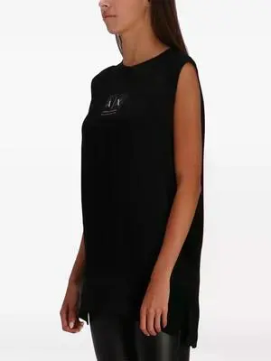 Armani Exchange Logo-print Crew-neck Tank Top