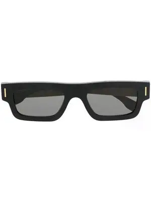 RETROSUPERFUTURE Tinted Lens Square Frame Sunglasses - Black
