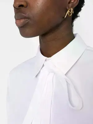 Valentino Garavani Pussy-bow Cotton Shirt - White