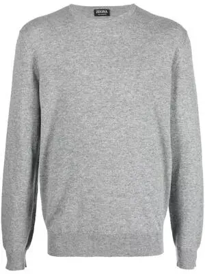 Zegna Crew Neck Cashmere Sweater