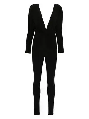 Alchemy Fashions X Lia Aram Draped Jumpsuit - Black