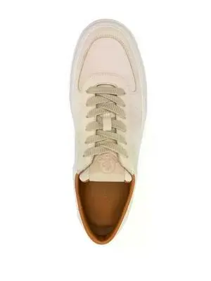 Moncler Monclub Leather Sneakers - Neutrals