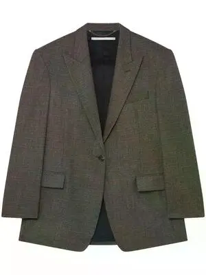 Stella McCartney Single-breasted Houndstooth Blazer