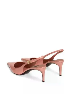 Dolce & Gabbana Dna 60mm Polished Slingback Pumps - Pink