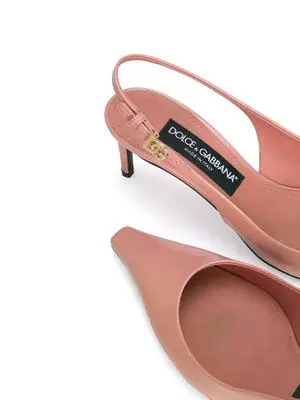 Dolce & Gabbana Dna 60mm Polished Slingback Pumps - Pink