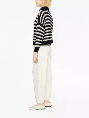 Brunello Cucinelli Stripe-print Turtleneck Jumper