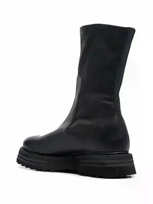 Guidi Leather Slip-on Ankle Boots