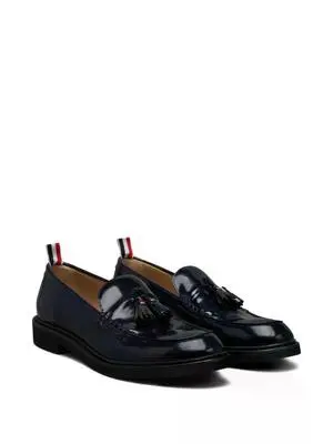 Thom Browne Leather Loafers - Blue