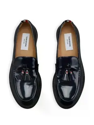 Thom Browne Leather Loafers - Blue