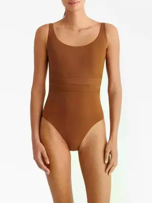 ERES Asia Scoop-back Swimsuit - Brown