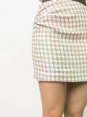 IRO PARIS Gathered-detail Tweed Skirt