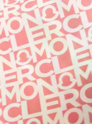 Moncler Logo-print Scoop-back Swimsuit - Pink