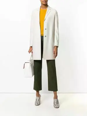 Harris Wharf London Elongated Virgin Wool Coat
