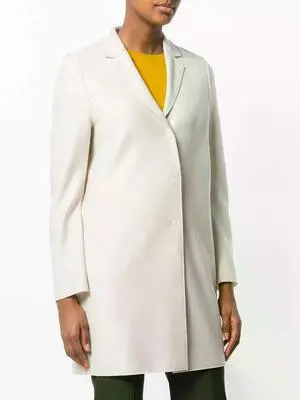 Harris Wharf London Elongated Virgin Wool Coat
