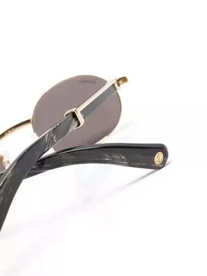 Cartier Giverny Oval-frame Sunglasses