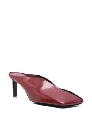 JIL SANDER 70mm Leather Mules