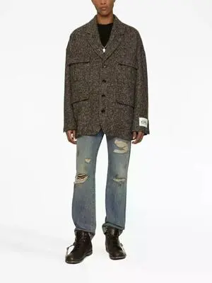 Dolce & Gabbana Ripped Slim-fit Jeans - Blue