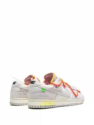 Nike X Off White Dunk Low Lot 11 Sneakers - Neutrals
