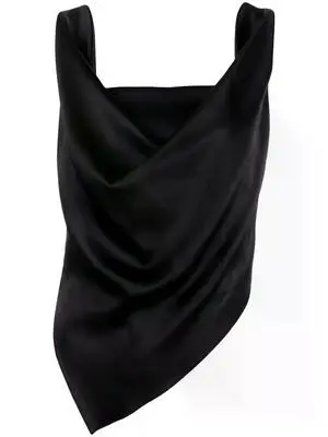 Nanushka Petra Sleeveless Blouse - Black