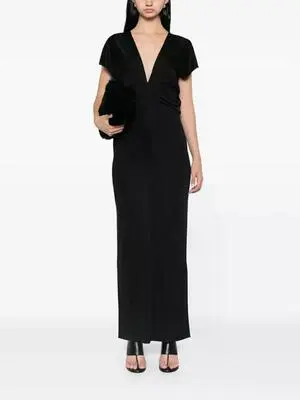 Khaite Ima Maxi Dress - Black