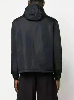 Valentino Garavani Logo-patch Hooded Jacket