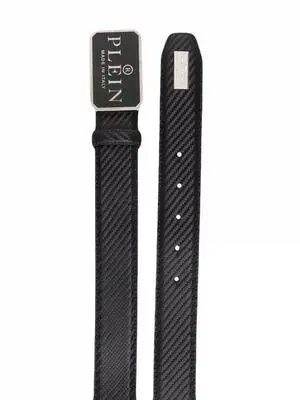 Philipp Plein Logo-plaque Textured Belt