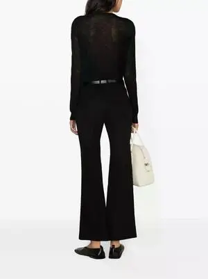 JOSEPH Tafira Mid-rise Flared Trousers