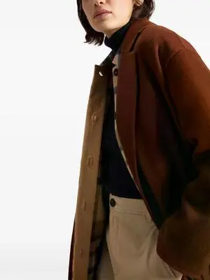 Woolrich Belted Virgin Wool Coat