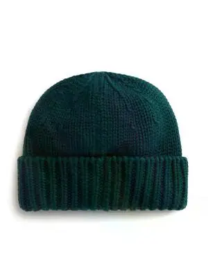 Woolrich Logo-embroidered Beanie - Green