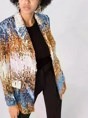 Philipp Plein Sequin Single-breasted Blazer