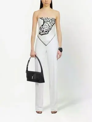 FERRAGAMO Geometric Leather Shoulder Bag