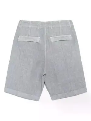 Eleventy Pocketed Linen Shorts
