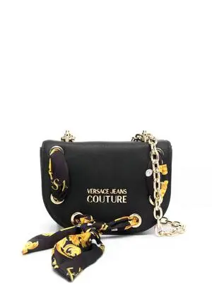 Versace Barocco-print Scarf Shoulder Bag - Black