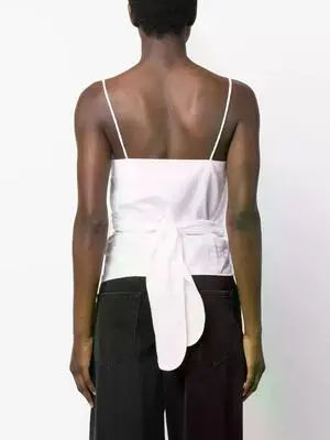 Iceberg Wraparound Cotton Top