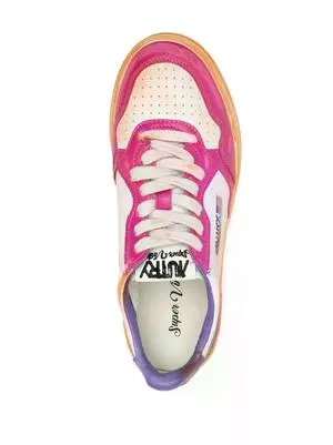 AUTRY Panelled Low-top Sneakers - White