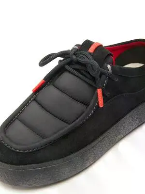 Moon Boot Mtrack Wallaby Panelled Suede Sneakers - Black