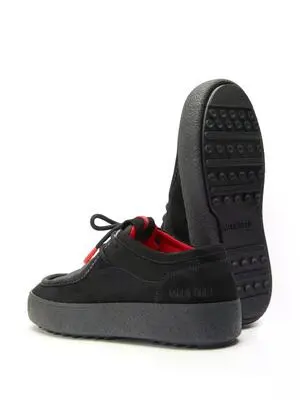 Moon Boot Mtrack Wallaby Panelled Suede Sneakers - Black