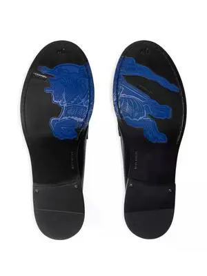 Burberry Cadet Leather Loafers - Black