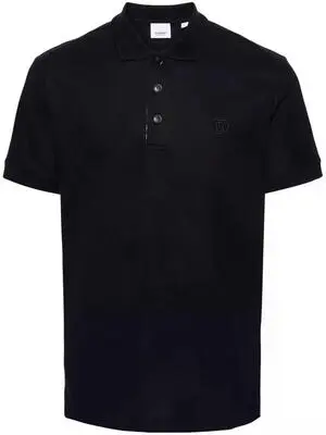 Burberry Monogram-motif Polo Shirt - Blue