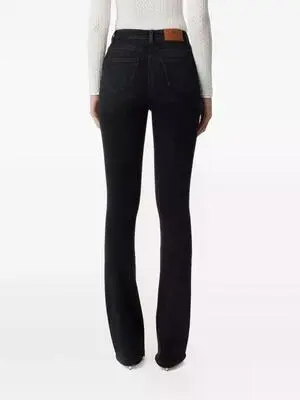 Elisabetta Franchi Logo-plaque Bootcut Jeans