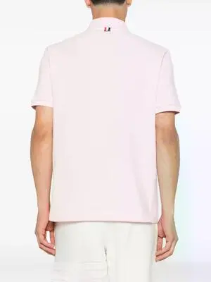 Thom Browne Pique 4-bar Polo Shirt - Pink