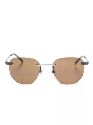 Dunhill Geometric-frame Sunglasses - Grey