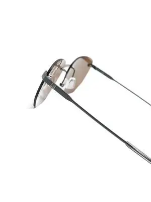 Dunhill Geometric-frame Sunglasses - Grey