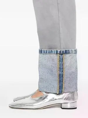 Moschino Denim-trim Trousers
