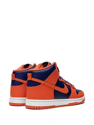 Nike Dunk High Knicks Sneakers - Orange