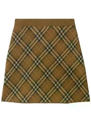 Burberry Checked Skirts