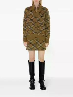 Burberry Check Mini Skirt