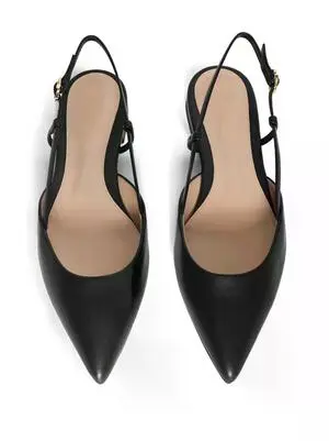 GIANVITO ROSSI Ascent Leather Ballerinas