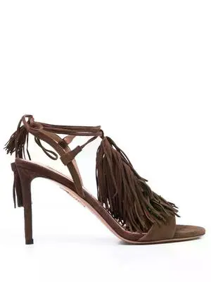 Aquazzura Fringe Sandals For Women