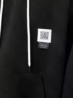 FUMITO GANRYU Cape-sleeve Drawstring Hoodie